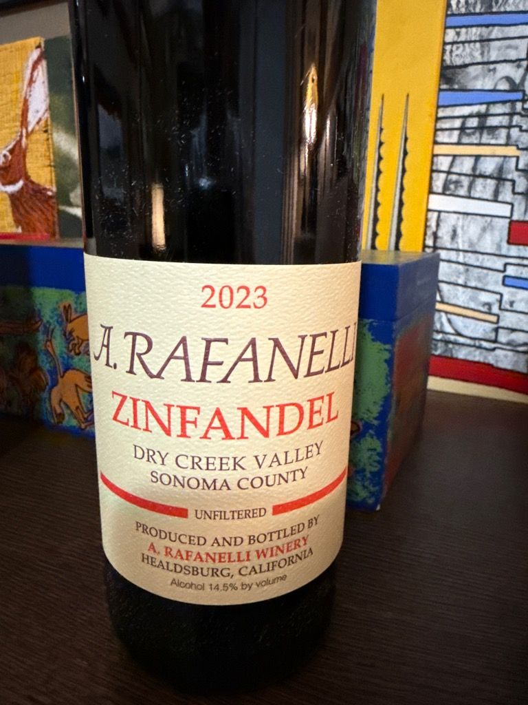 2023 A. Rafanelli Zinfandel, USA, California, Sonoma County, Dry Creek ...