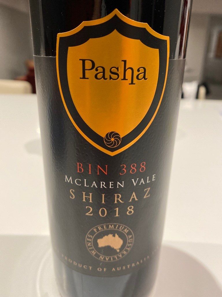 2018 Curtis Family Vineyards Shiraz Pasha Bin 388, Australia, South ...