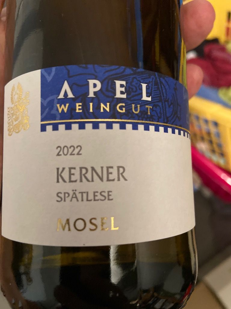 2022 Weingut Apel Nittel Kerner Spätlese, Germany, Mosel Saar Ruwer ...