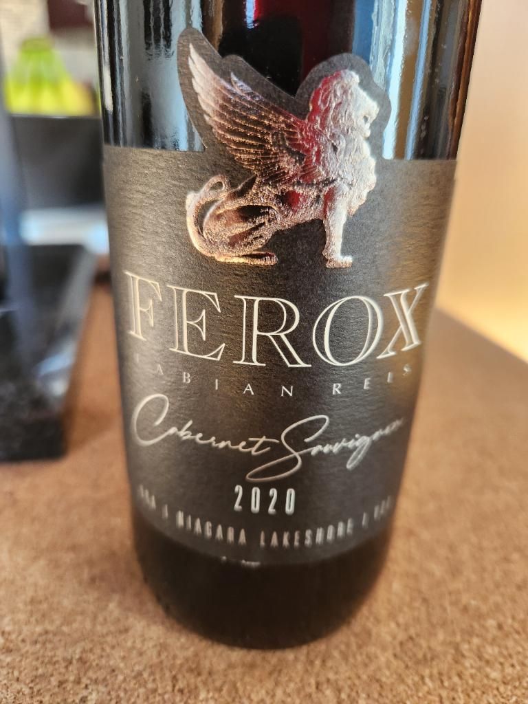 2020 Ferox Cabernet Sauvignon, Canada, Ontario, Niagara Peninsula ...