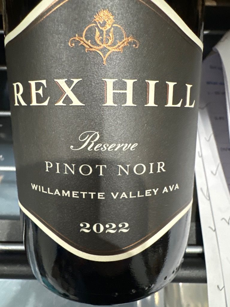 2022 Rex Hill Pinot Noir Reserve, USA, Oregon, Willamette Valley ...