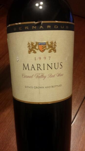 1997 Bernardus Winery Marinus, USA, California, Central Coast, Carmel ...
