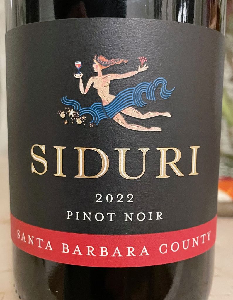 2022 Siduri Pinot Noir Santa Barbara County, USA, California, Central ...