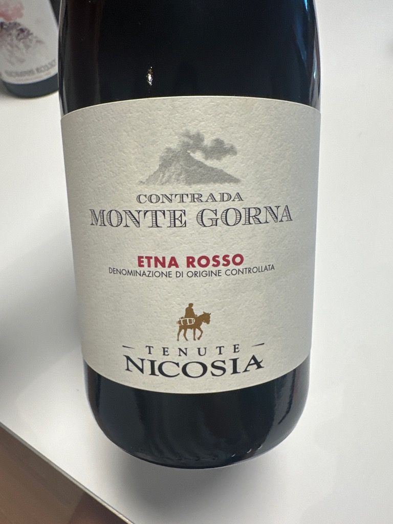 2021 Cantine Nicosia Etna Rosso Contrada Monte Gorna, Italy, Sicily ...