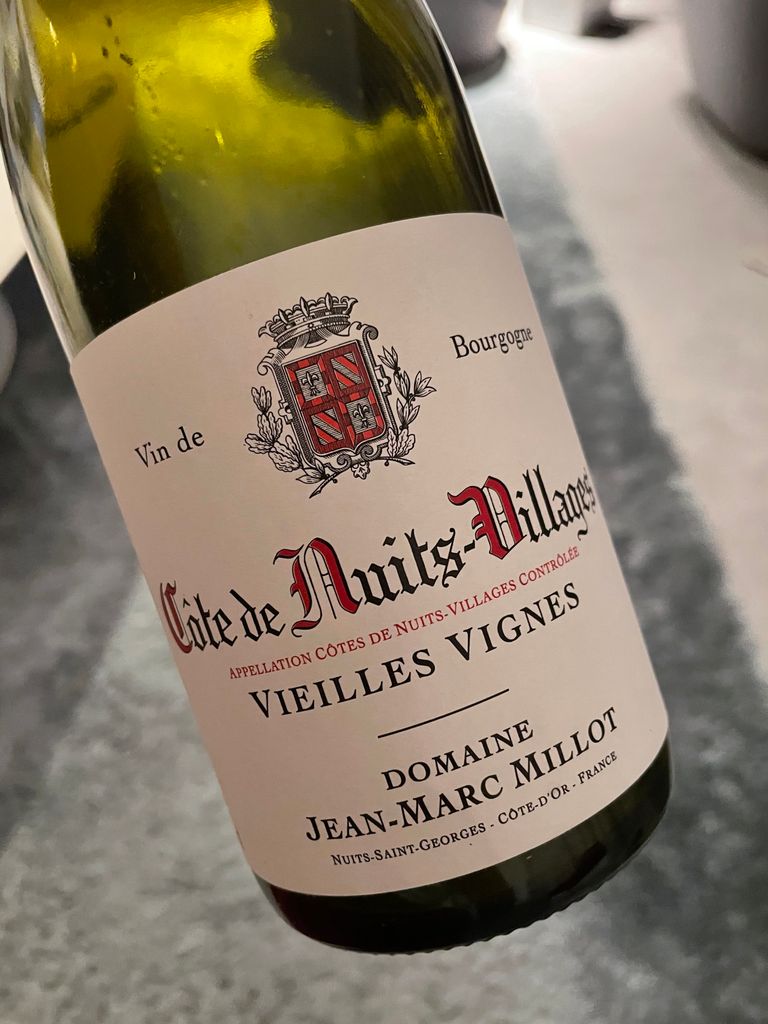 2021 Jean-Marc Millot Côte de Nuits Villages Vieilles Vignes, France ...