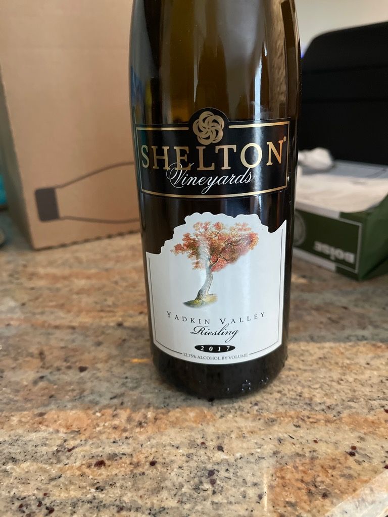 2016 Shelton Vineyards Riesling, USA, North Carolina, Yadkin Valley ...