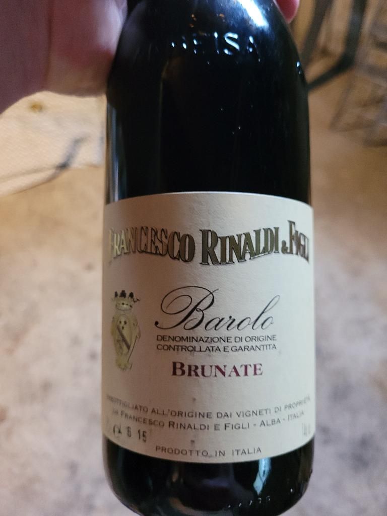 1993 Francesco Rinaldi e Figli Barolo Cavalieri del Tartufo Brunate ...