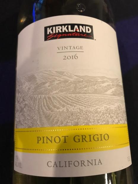 2016 Kirkland Signature Pinot Grigio California, USA, California ...