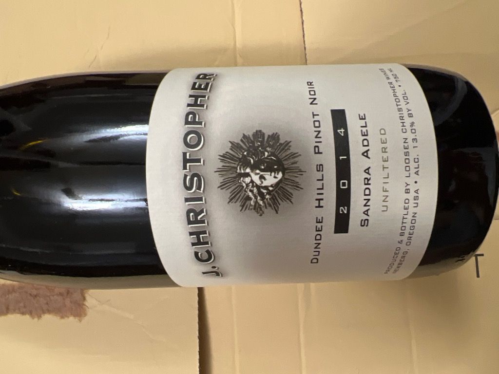 2014 J. Christopher Pinot Noir Sandra Adele, USA, Oregon, Willamette ...