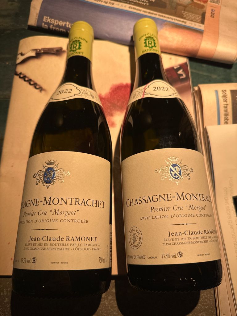 2022 Jean-Claude Ramonet Chassagne-Montrachet 1er Cru Morgeot, France ...