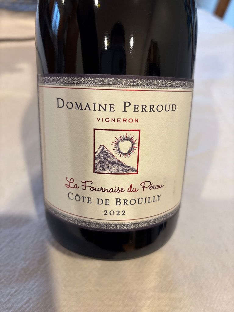 2022 Domaine Robert Perroud Côte de Brouilly "La Fournaise du Perou ...