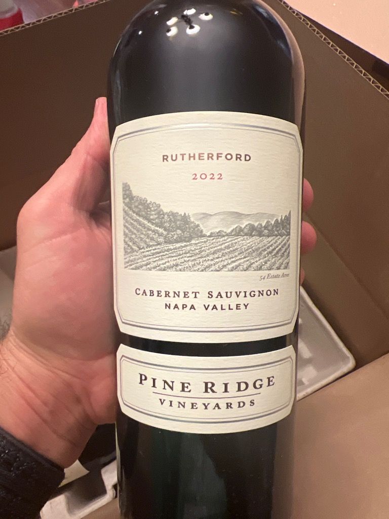 2022 Pine Ridge Vineyards Cabernet Sauvignon Rutherford, USA ...