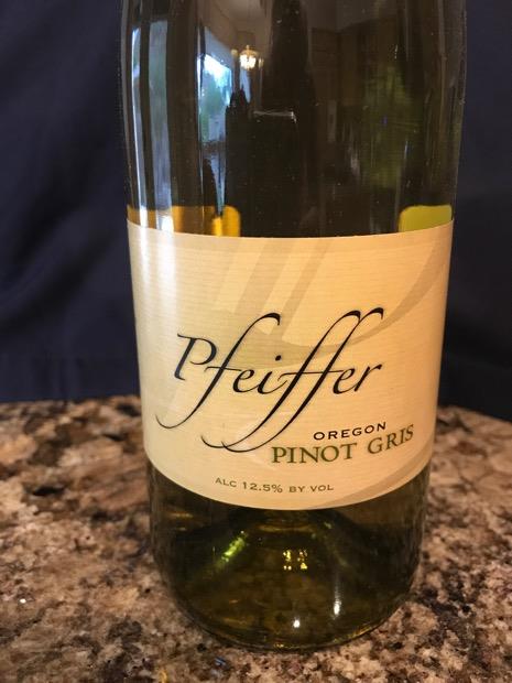 2021 Pfeiffer Vineyards Pinot Gris, USA, Oregon, Willamette Valley ...