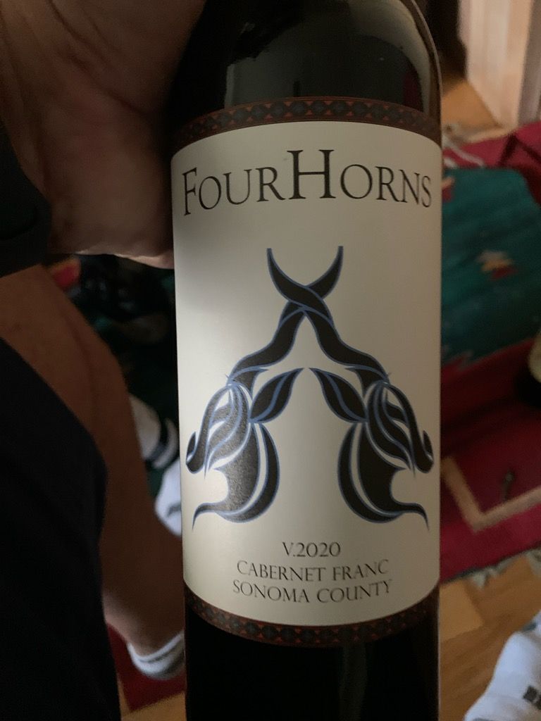 2020 Four Horns Cabernet Franc, USA, California, Sonoma County ...