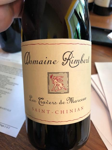 2015 Domaine Rimbert Saint-Chinian Les Travers de Marceau, France ...