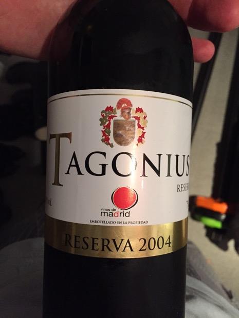 2005 Bodegas Tagonius Vinos de Madrid Reserva, Spain, Madrid, Vinos de ...