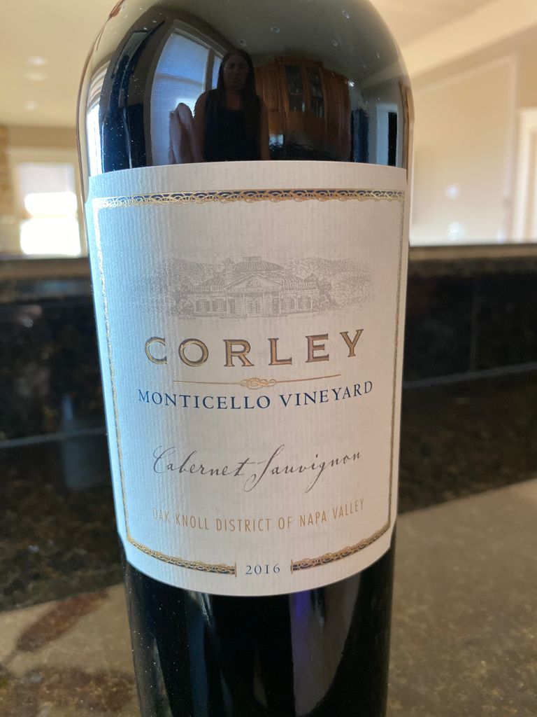 2019 Corley Family Cabernet Sauvignon Oak Knoll District Napa Valley ...