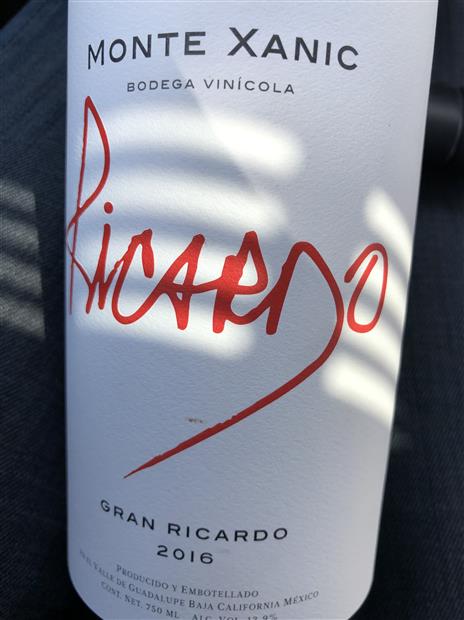 2016 Monte Xanic Gran Ricardo, Mexico, Baja California, Valle de ...