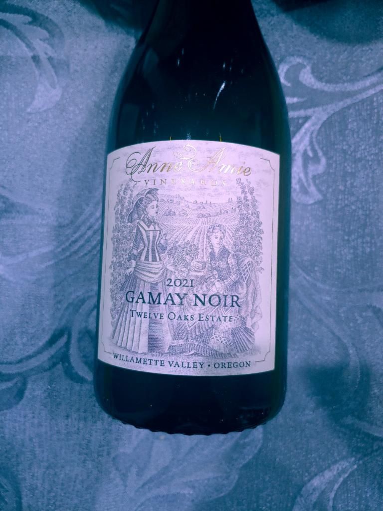 2021 Anne Amie Gamay Noir Twelve Oaks Estate, USA, Oregon, Willamette ...