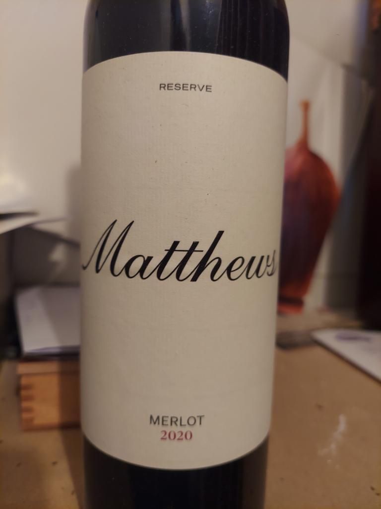 2020 Matthews Merlot Reserve, USA, Washington, Columbia Valley ...