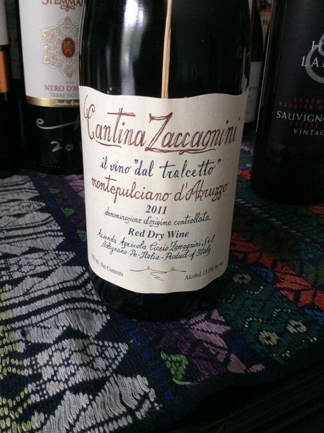 2011 Cantina Zaccagnini Montepulciano d'Abruzzo Chronicon, Italy ...