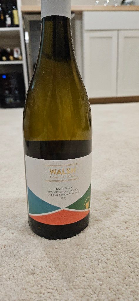 2021 Walsh Family Wine Chenin Blanc Bethany Ridge Loudoun County, USA ...