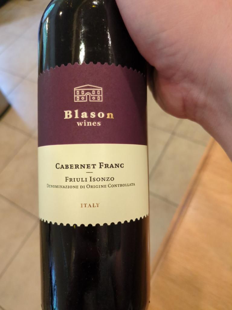 2021 Blason Friuli Isonzo Cabernet Franc, Italy, Friuli-Venezia Giulia ...