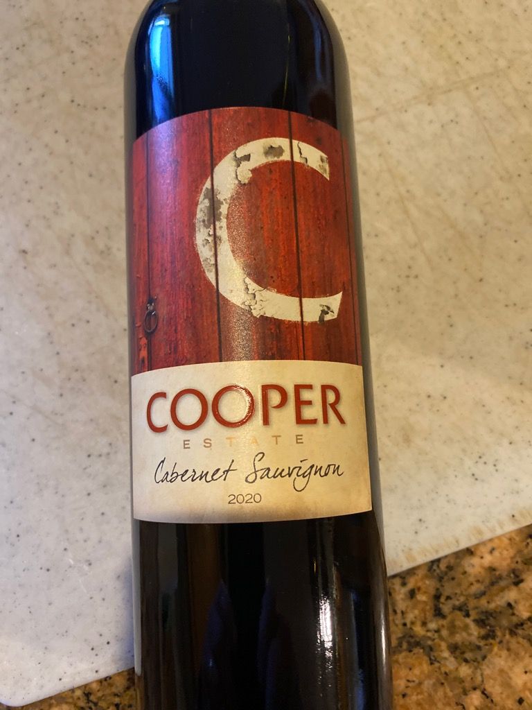 2020 Cooper Wine Company Cabernet Sauvignon Estate Red Mountain, USA ...
