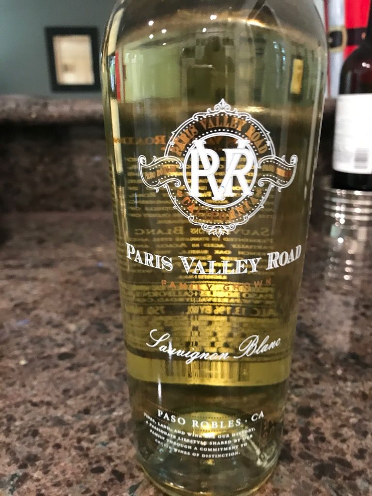 2020 Paris Valley Road Sauvignon Blanc, USA, California, Central Coast ...
