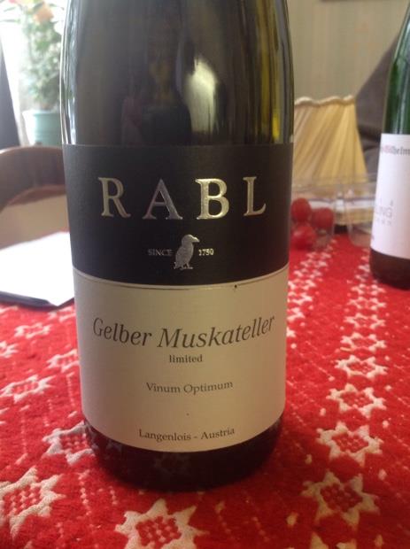 2015 Rabl Gelber Muskateller Vinum Optimum, Austria, Niederösterreich ...