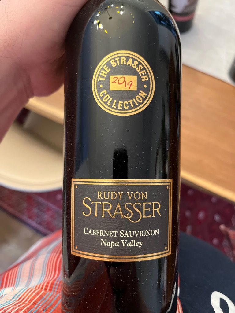 2019 Von Strasser Cabernet Sauvignon Napa Valley, USA, California, Napa ...