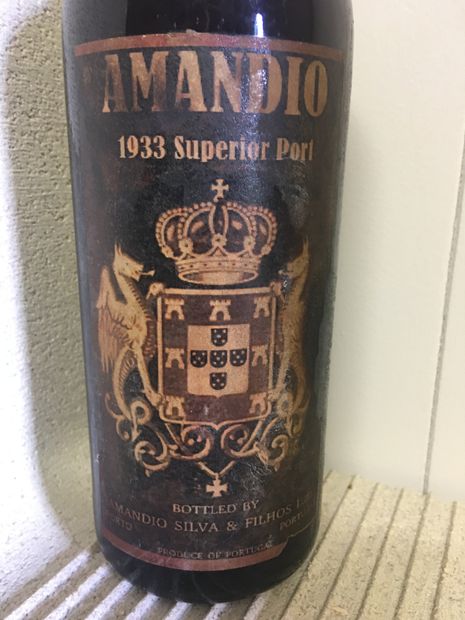 1938 Amandio Silva & Filhos Porto Amandio's Old Tawny Port, Portugal ...