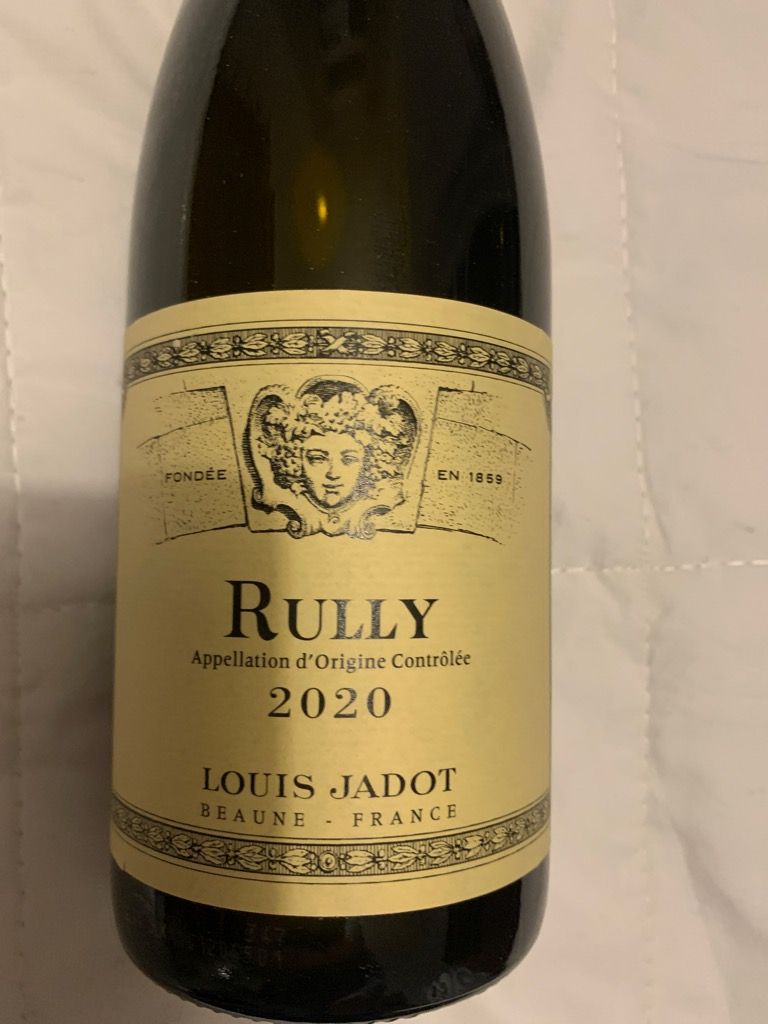 2020 Louis Jadot Rully Blanc, France, Burgundy, Côte Chalonnaise, Rully ...