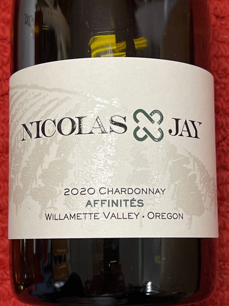 2020 Domaine Nicolas-Jay Chardonnay Affinites, USA, Oregon, Willamette ...
