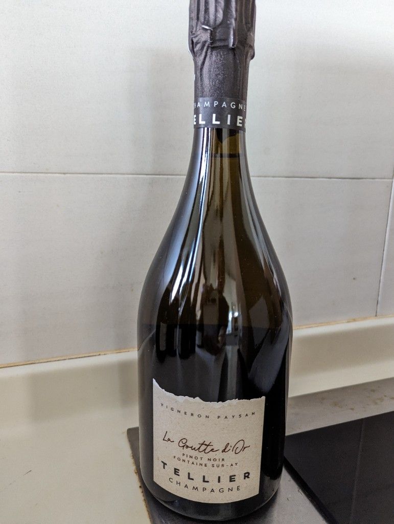 2019 Tellier Champagne La Goutte d'Or, France, Champagne - CellarTracker