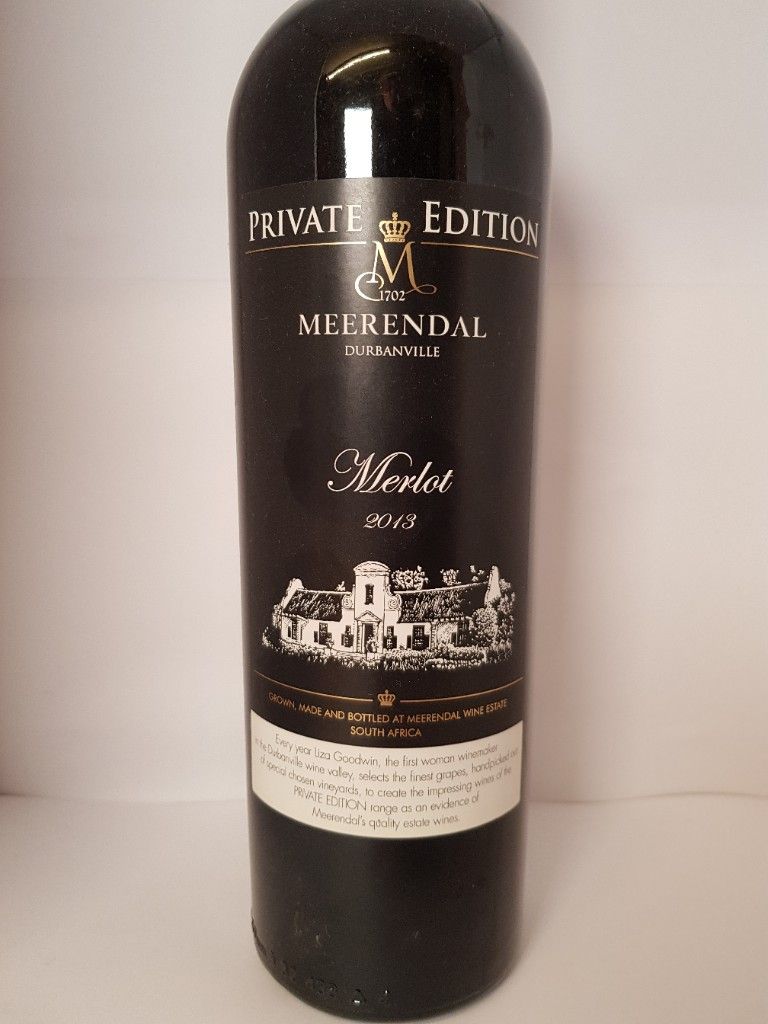2013 Meerendal Merlot Private Edition, South Africa, Coastal Region ...