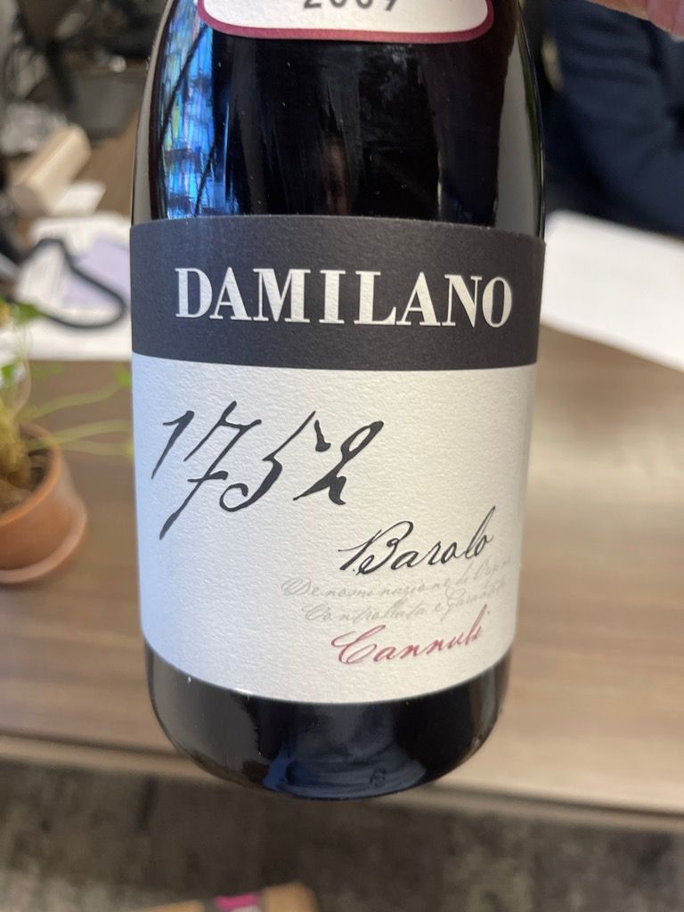 2009 Damilano Barolo Riserva 1752 Cannubi, Italy, Piedmont, Langhe ...