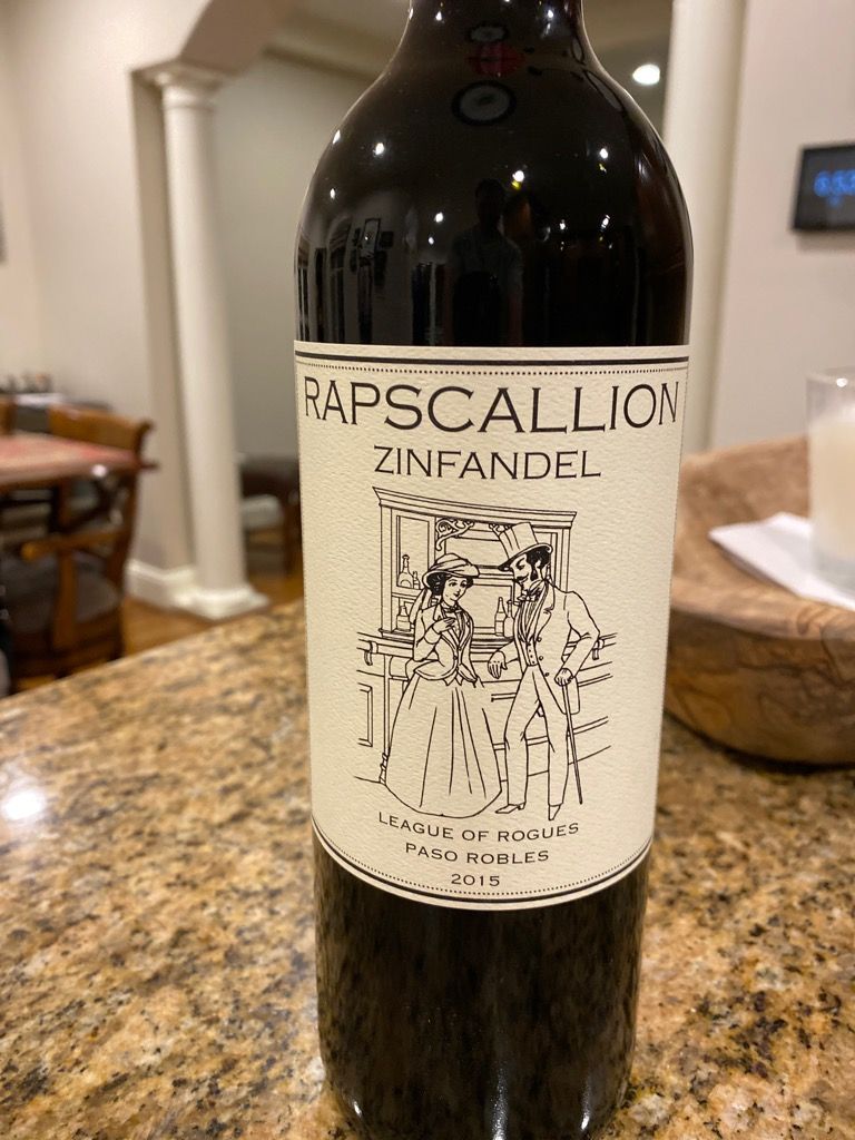 2015 League of Rogues Zinfandel Rapscallion, USA, California, Central ...