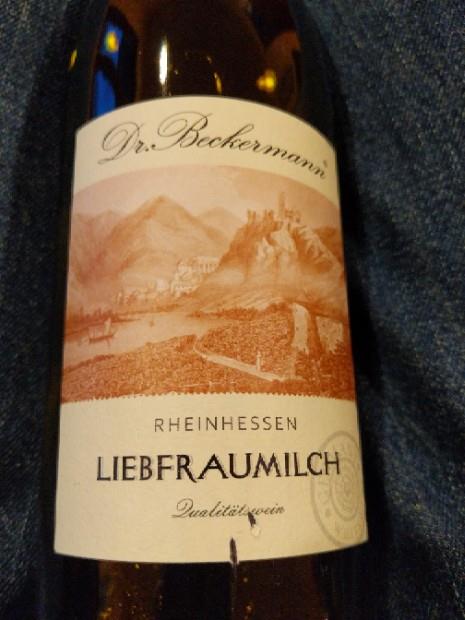 2016 Dr. Beckermann Riesling Liebfraumilch, Germany, Rheinhessen ...