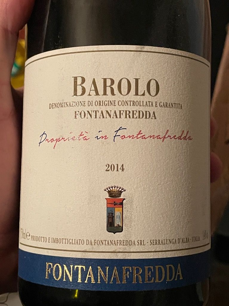 2014 Fontanafredda Barolo Proprietà in Fontanafredda, Italy, Piedmont ...