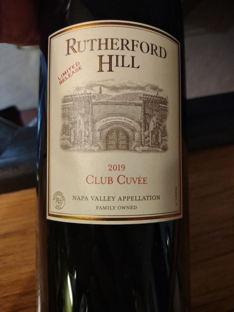 2019 Rutherford Hill Club Cuvée, USA, California, Napa Valley ...