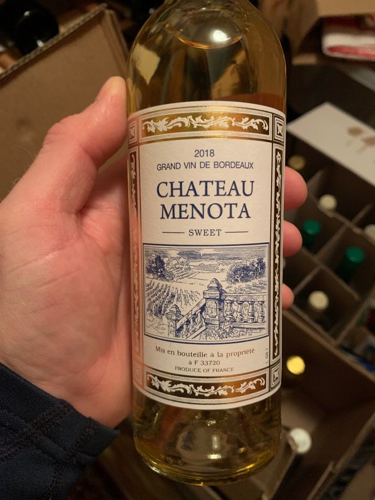 2020 Château Ménota Graves Supérieures, France, Bordeaux, Graves ...