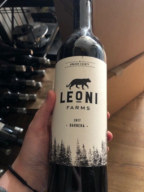 2017 Leoni Farms Barbera Leoni Farms, USA, California, Sierra Foothills ...