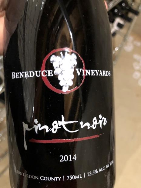 2014 Beneduce Vineyards Pinot Noir Centerfold Beneduce Vineyards, USA ...