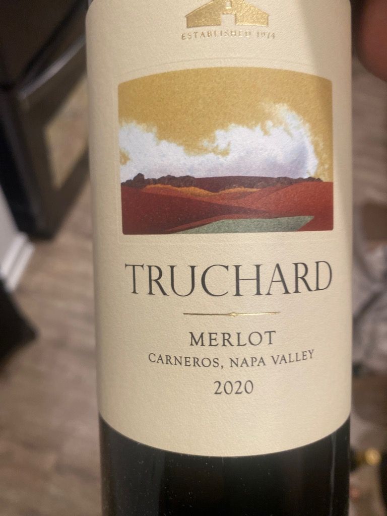 2020 Truchard Merlot, USA, California, Napa / Sonoma, Carneros ...