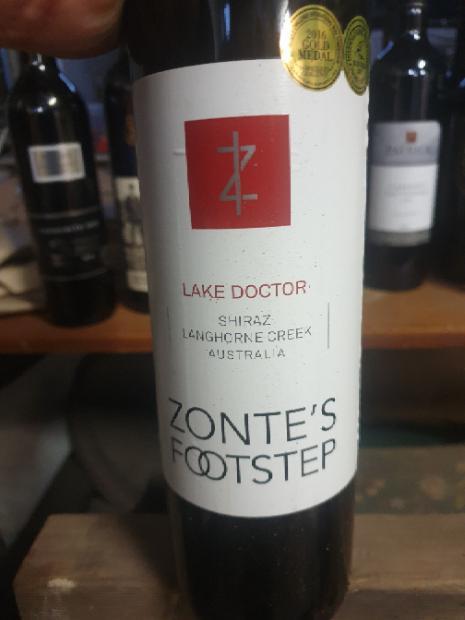 2016 Zonte's Footstep Shiraz Lake Doctor Langhorne Creek, Australia ...