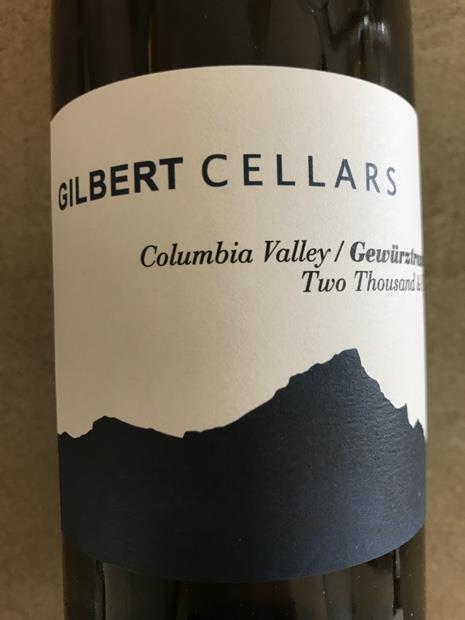2014 Gilbert Cellars Gewürztraminer Estate, USA, Washington, Columbia ...