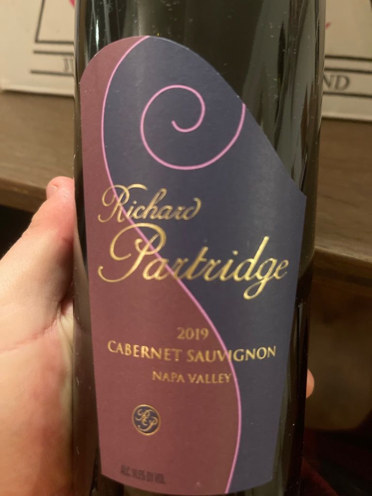2019 Richard Partridge Cabernet Sauvignon, USA, California, Napa Valley ...