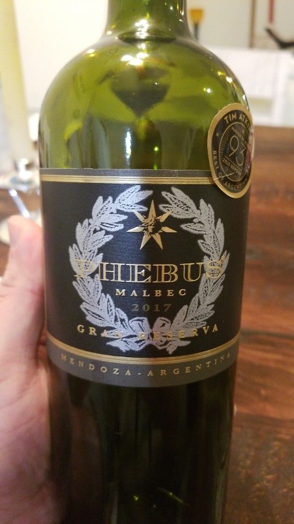 2017 Fabre Montmayou Malbec Phebus, Argentina, Mendoza - CellarTracker