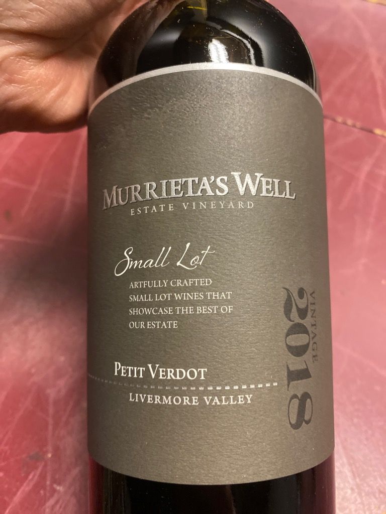 2020 Murrieta's Well Petit Verdot Small Lot, USA, California, San ...